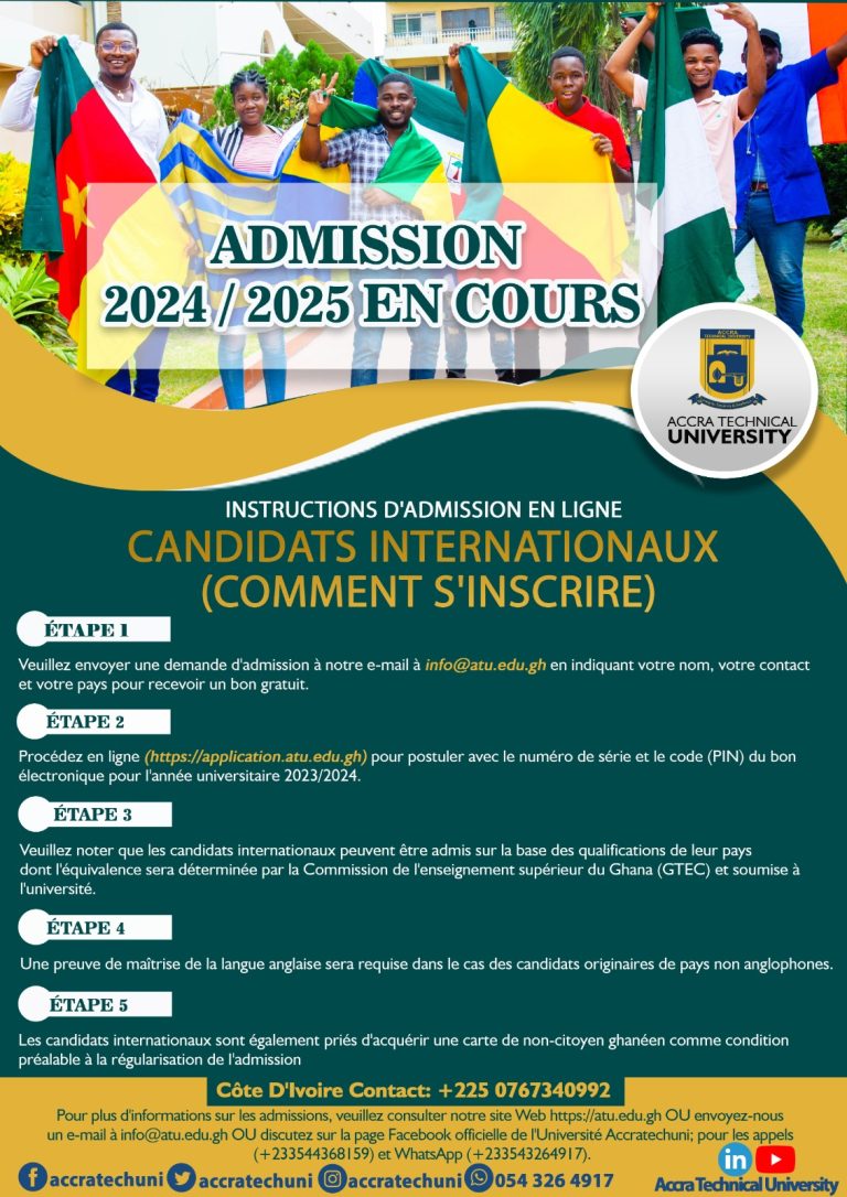 International Applicants – ACCRA TECHNICAL UNIVERSITY